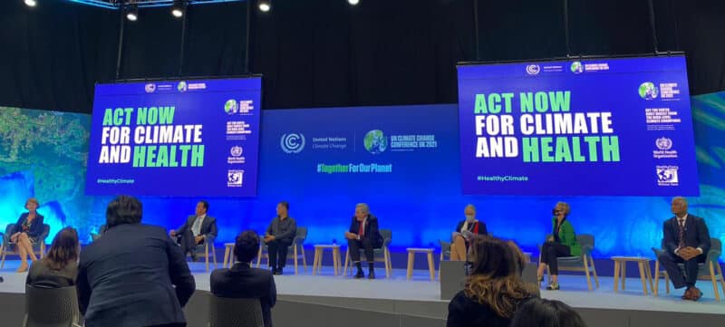 CSH @ COP26: making the links between climate and health - NHS Forest